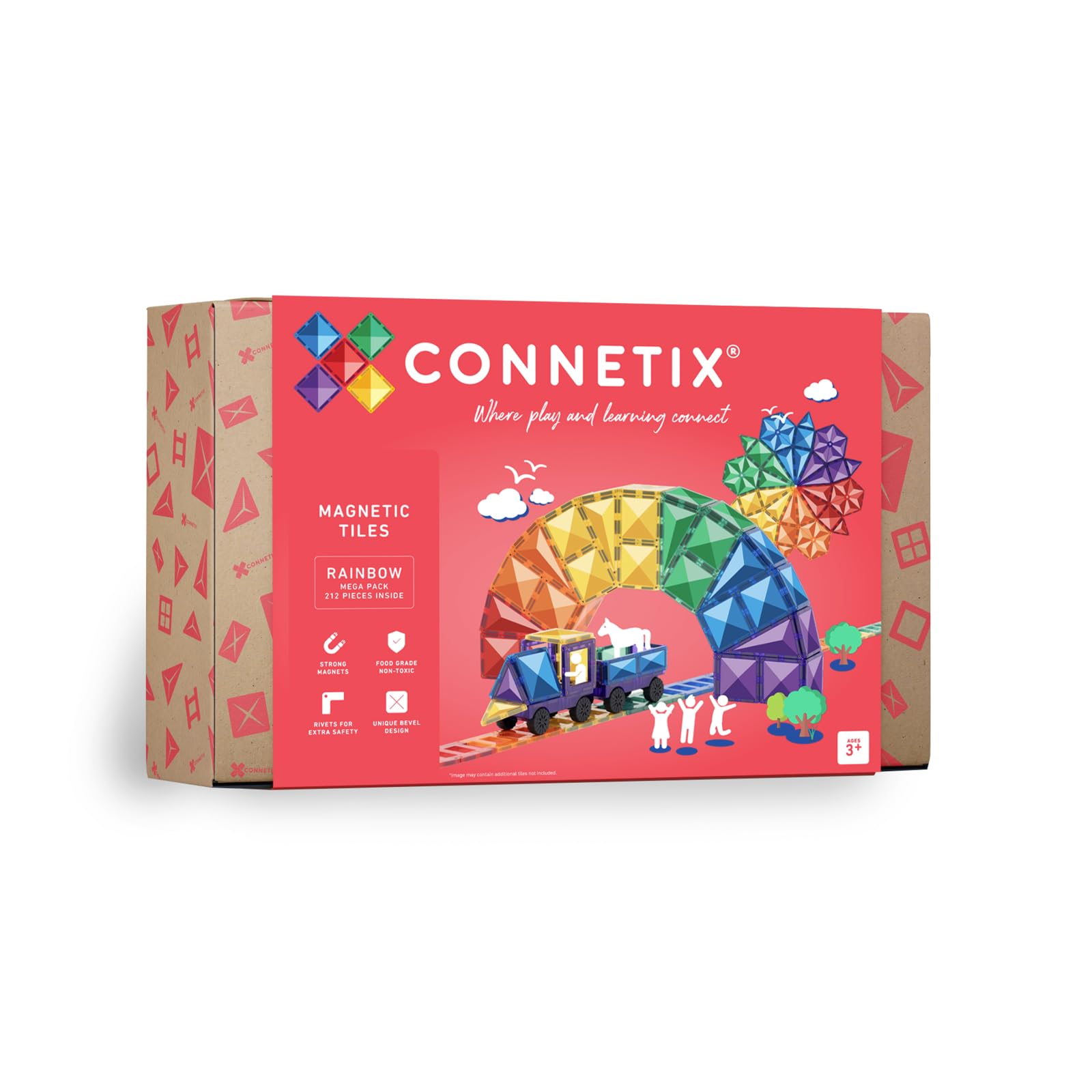 CONNETIX Rainbow Mega Pack, 212 Pieces | Lucky Penny Shop