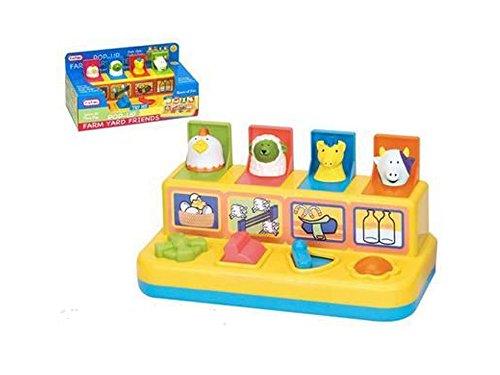 Castle Toys Push, Slide, Click & Turn Pop-Up Farm Yard Friends Play Se ...