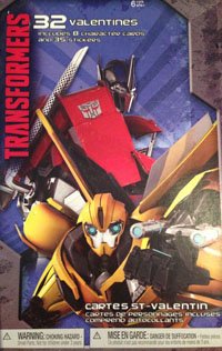 Transformers American Greetings Valentines Day Trading Cards Set, 32 I ...