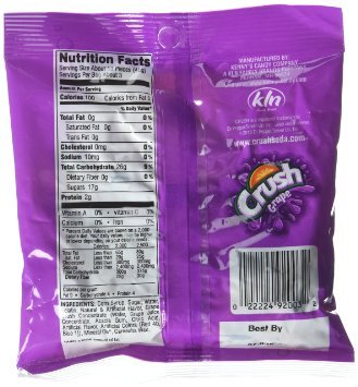 Fat Free Dr. Pepper, A&W Root Beer & Crush Grape & Orange Gummy Soda B ...